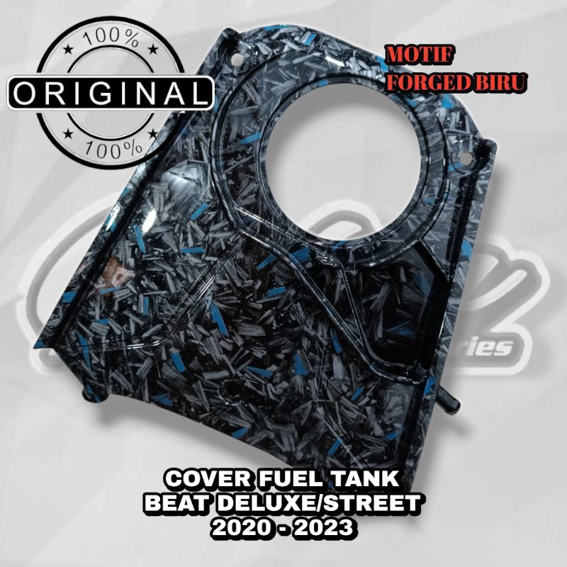Cover fuel tank beat tank LED DELUXE STREET carbon wtp forged blue 2020 ...