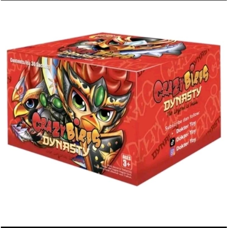 [ 1 Box contains 30 ] Children's toy Karoman Crazy Birds Dynasty ...