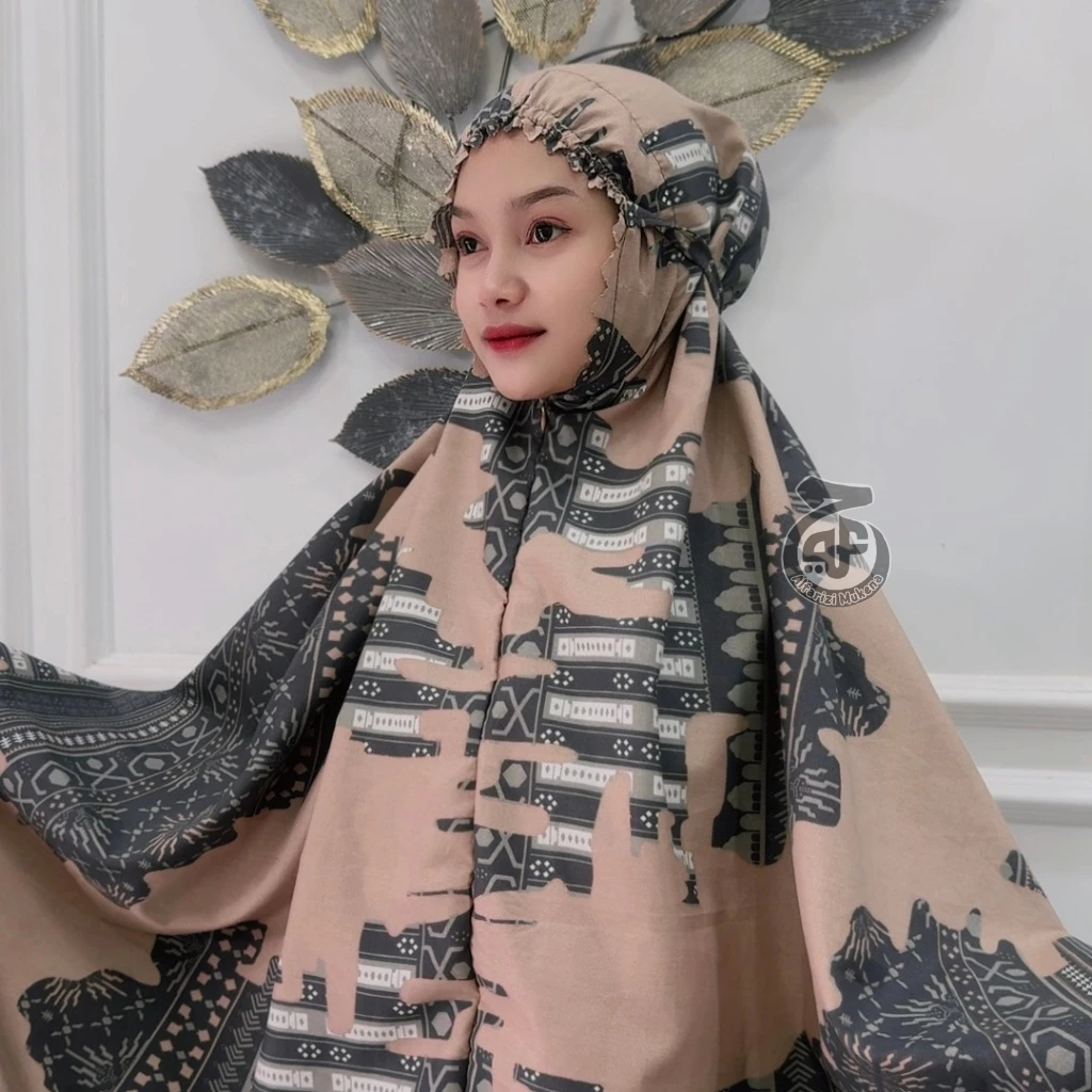 Alfarizi | Mukena Traveling Mini Pouch Latest Premium Naima 2in1 Laser ...