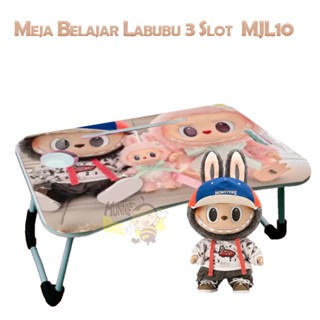 Folding Study Table with 3 slots Viral Character Labubu Kuromi Sanrio ...