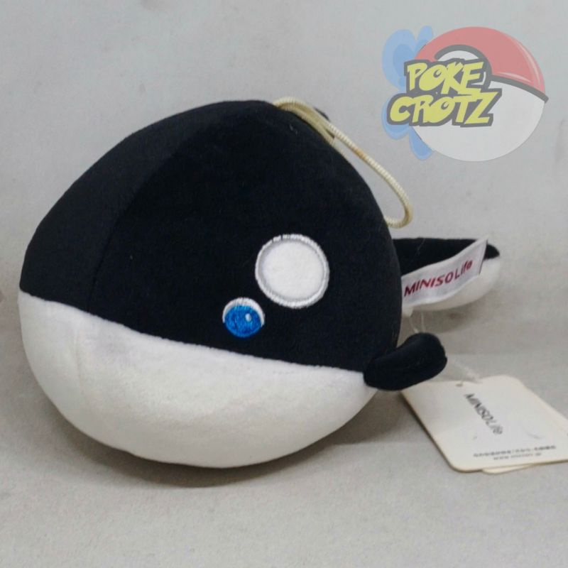 Miniso life whale small tag plush whale doll 19cm | Shopee Malaysia