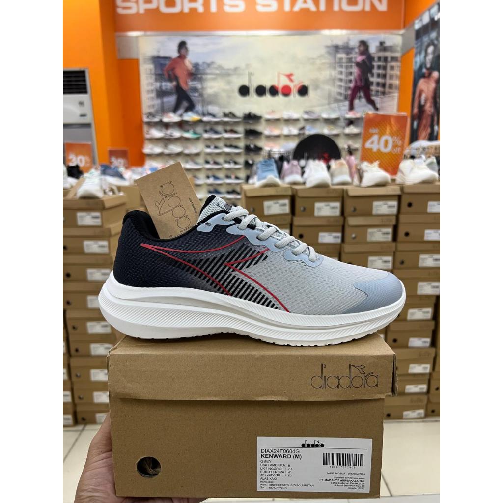 Diadora Kenward Gray Men Shoes Original | Shopee Malaysia