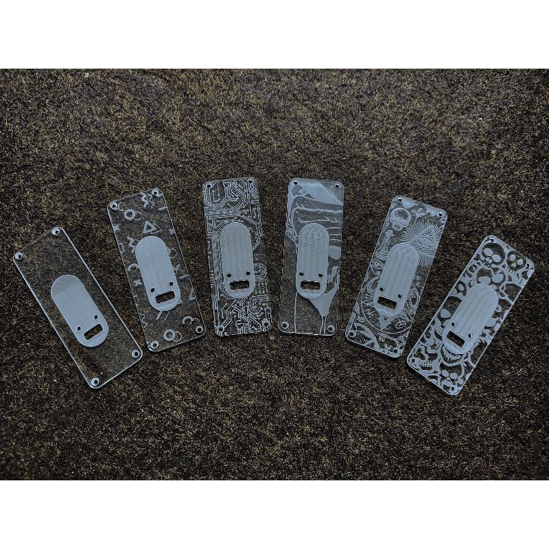 Inner Acrylic PANEL IN PULSE V2 clear engraving | Shopee Malaysia