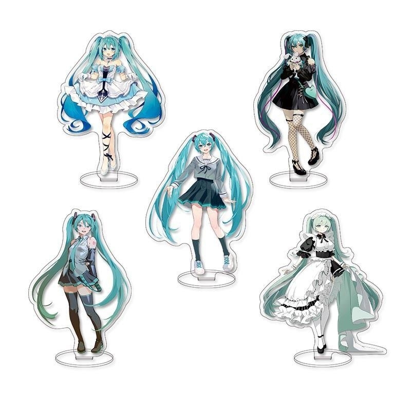 Hatsune Miku Character Stande Acrylic 15cm Transparent Clear Acrylic ...