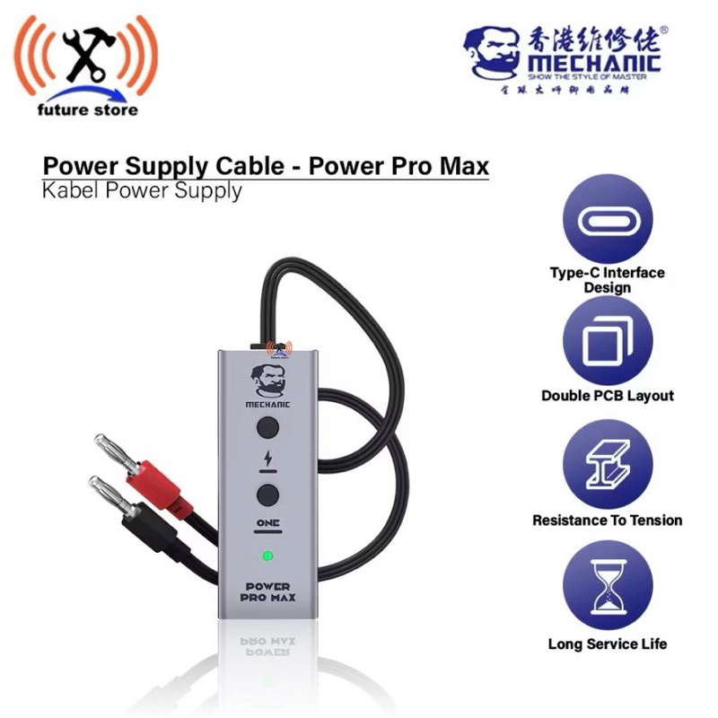 Mechanic Power Pro Max Power Supply Cable For iPhone Original | Shopee ...