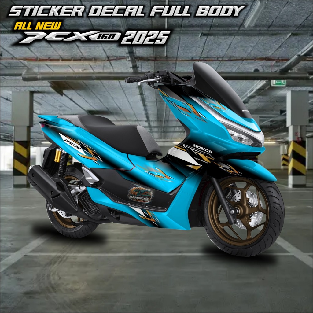 Pcx160 roadsync full body decal, new 2025 pcx full block sticker ...