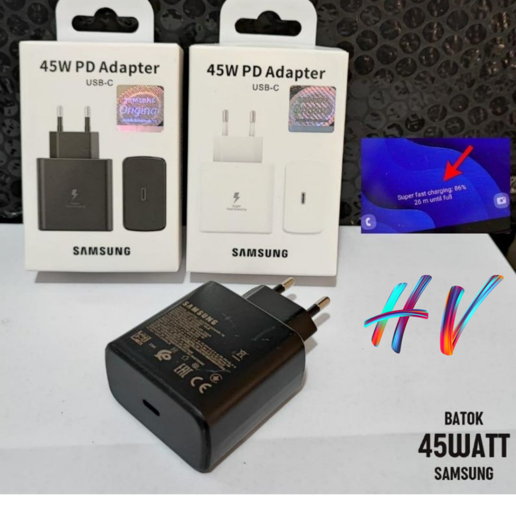 Original Samsung Adapter 45W Super Fast Charging Head (30 Day Guarantee ...