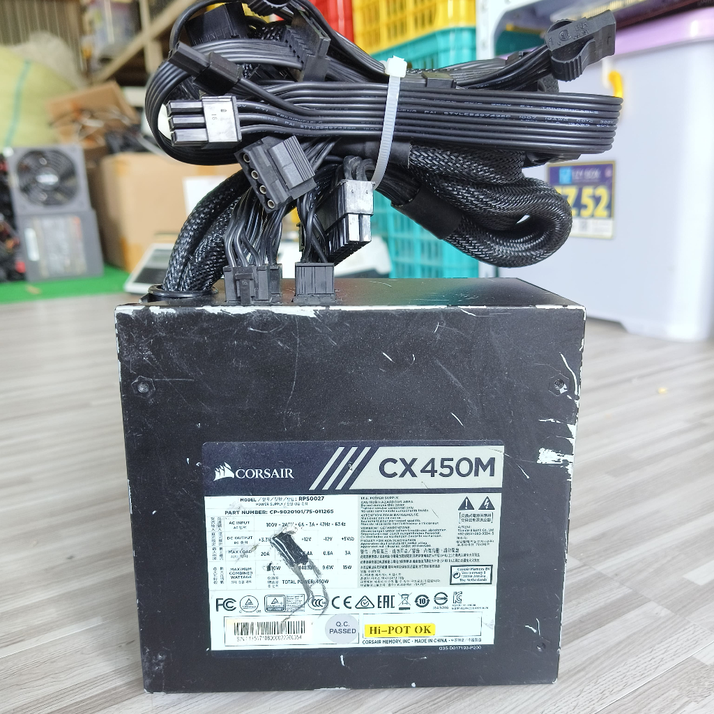 Psu GAMING CORSAIR CX450M 80+ BRONZE MODULAR POWER SUPPLY | Shopee Malaysia
