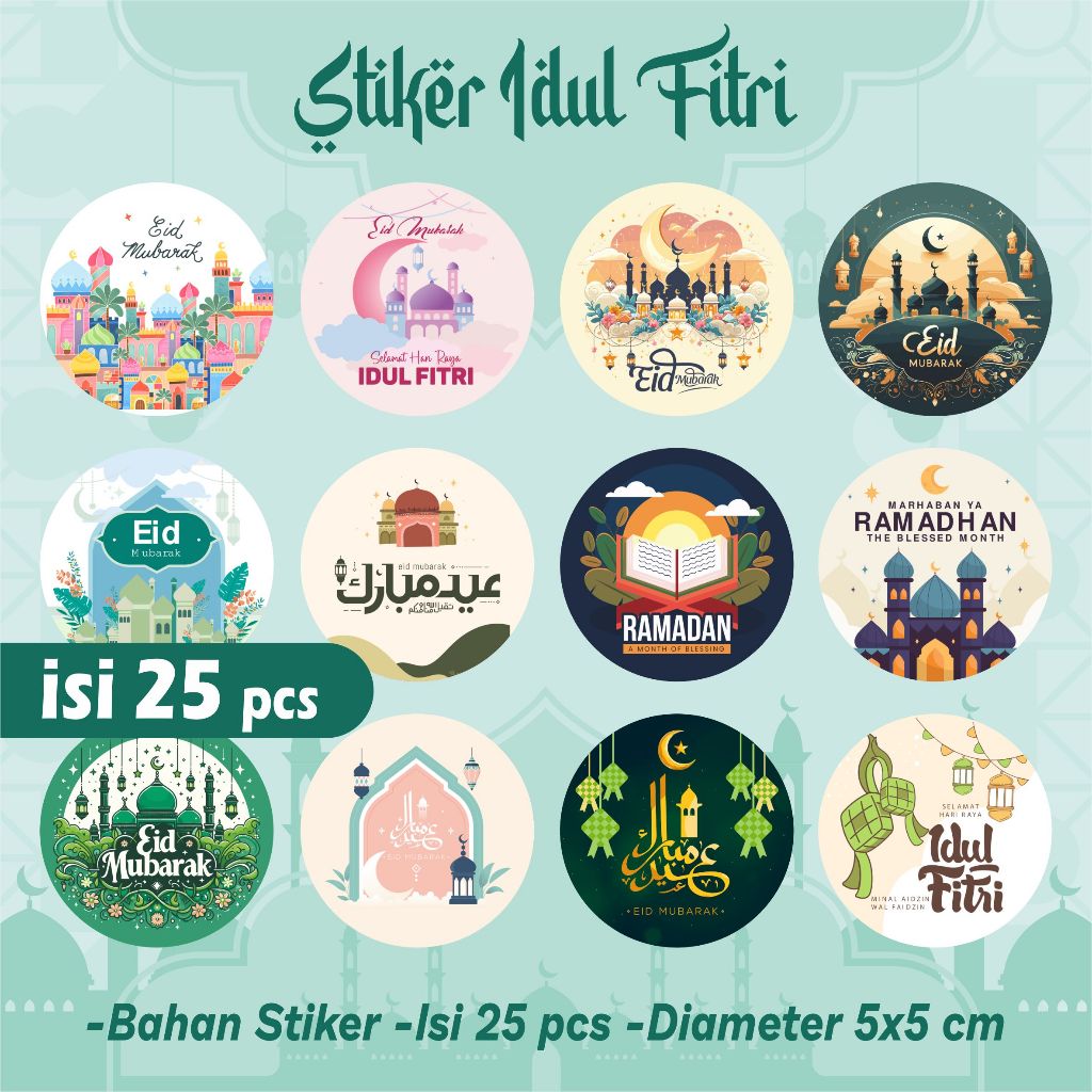 Eid UL FITRI EDITION STICKER HAMPERS STICKER - EID UL FITRI ROUND ...