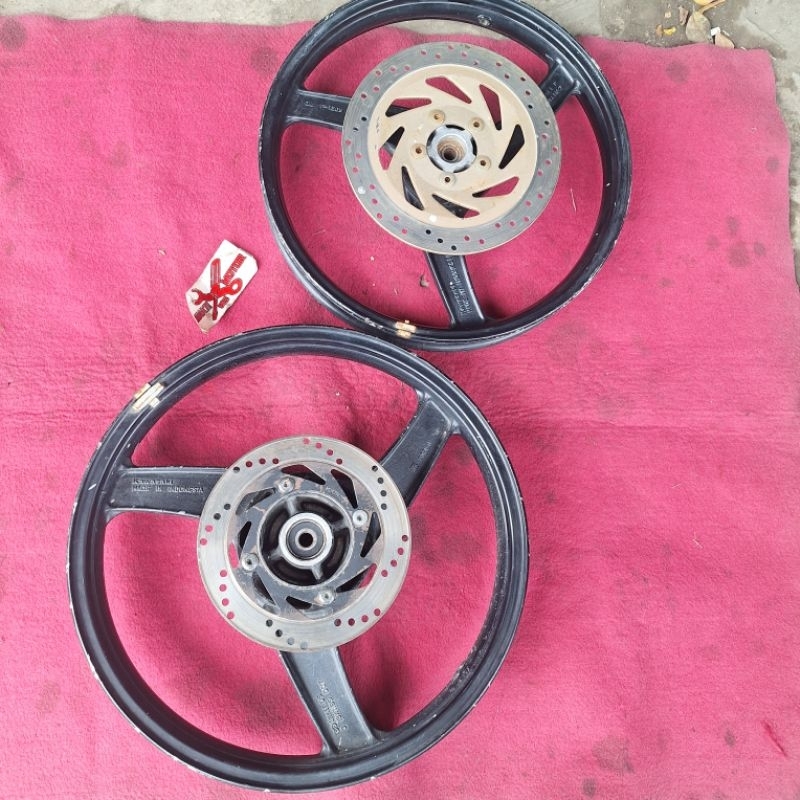 Original Ninja R/SS front and rear Racing rims | Shopee Malaysia