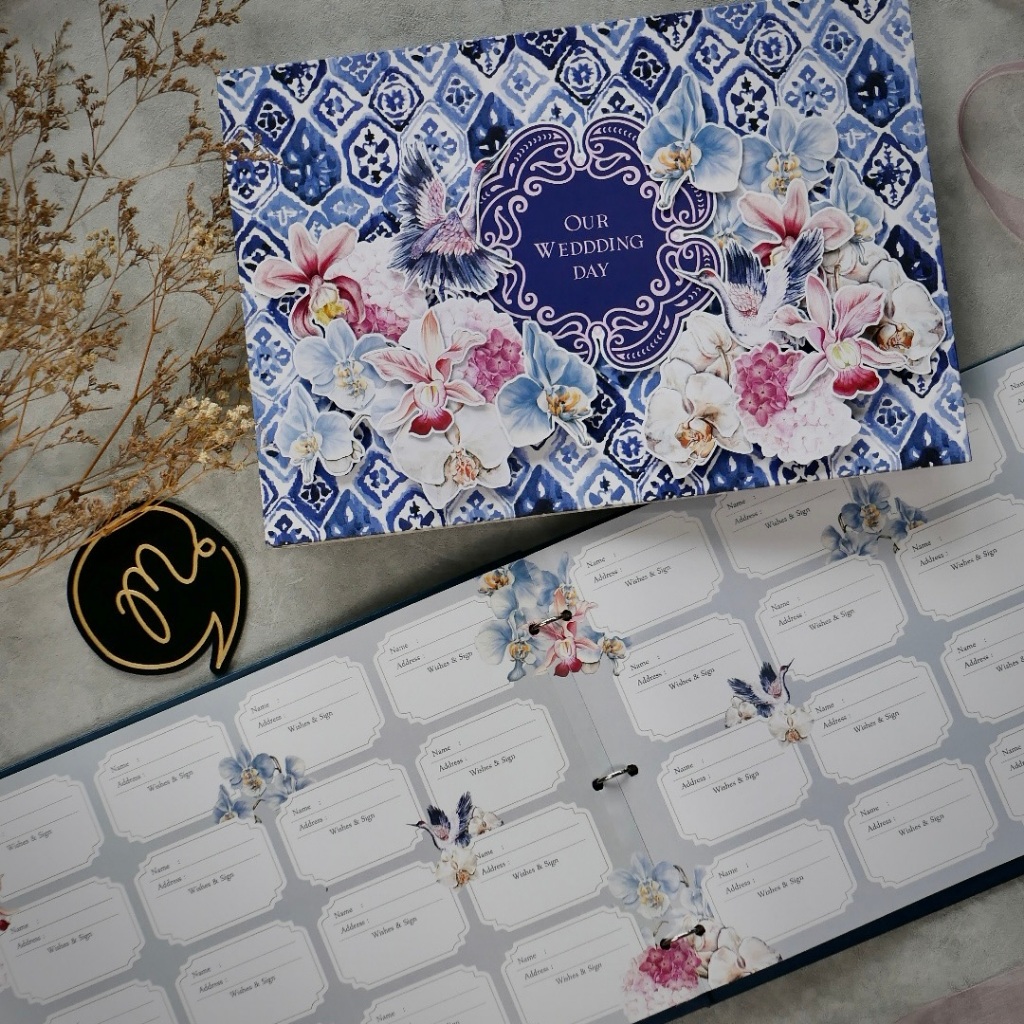 (NEW Design - LIMITED EDITION) Wedding Guest Book / Wedding Guestbook ...