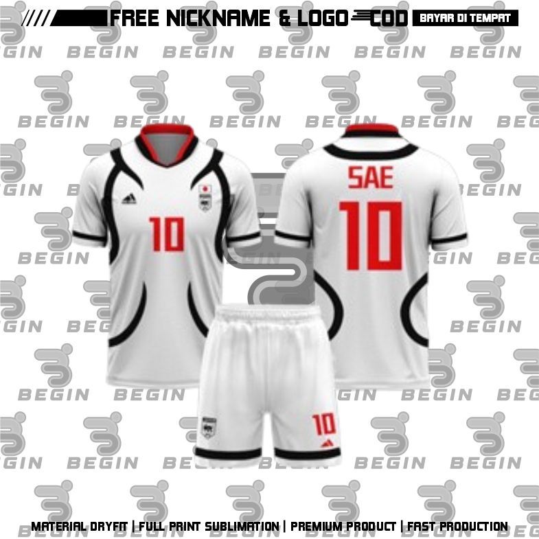 Anime Blue Lock Japan U-20 team Cosplay Football Manga Jersey Full ...