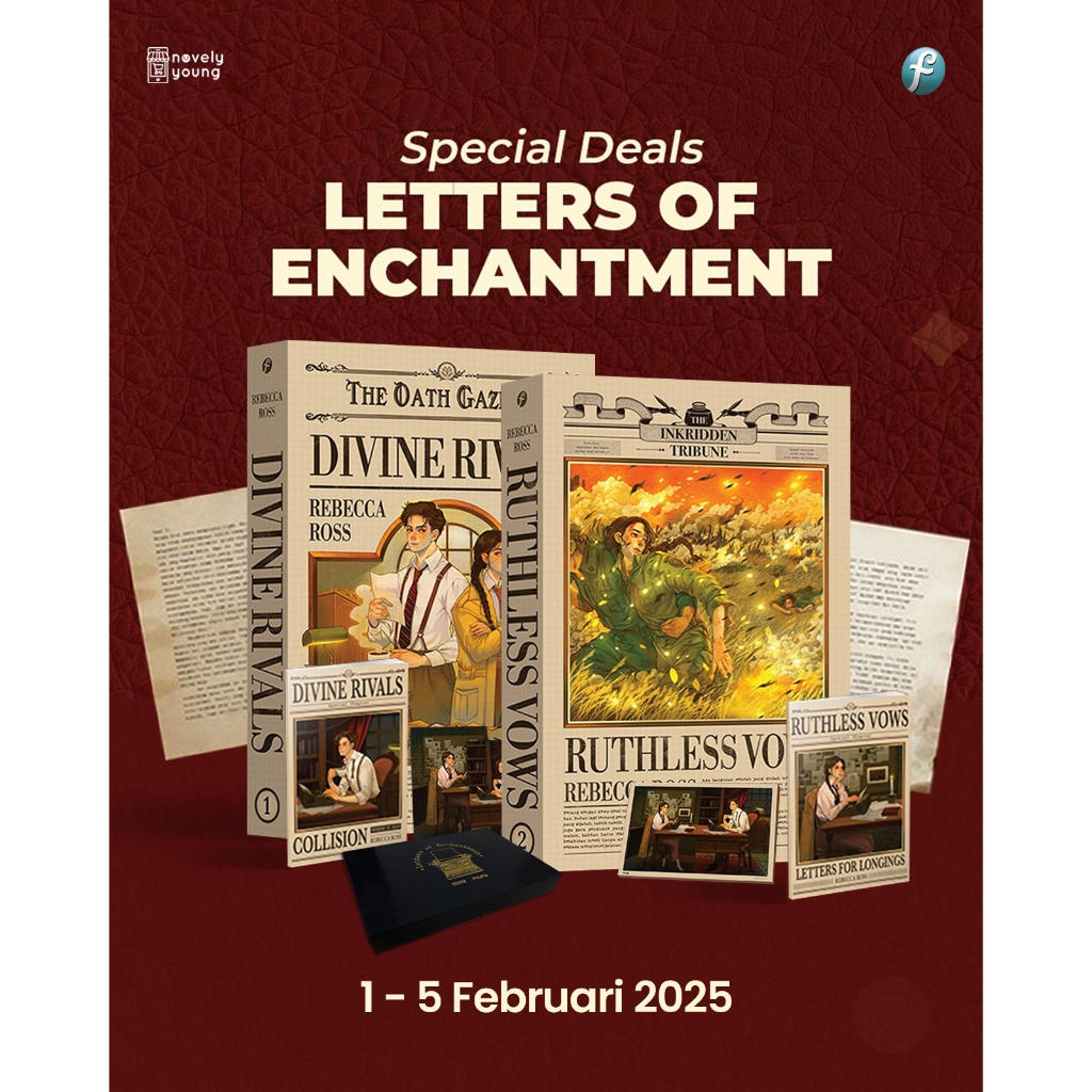 Novel Divine Rivals (Letters of Enchantment 1) - Rebecca Ross - Mizan - Free Packing Fees ...