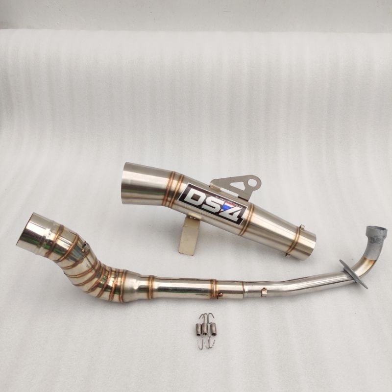 Ds4 super open pipe 51mm inlet canister tube type 1set and big elbow ...