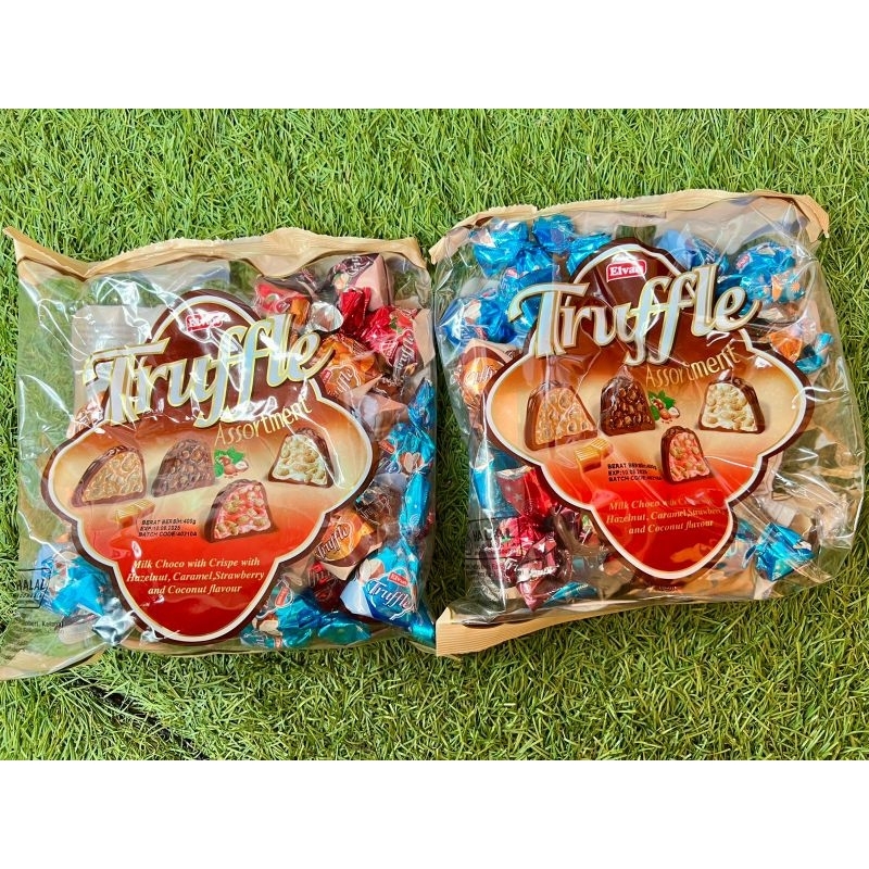 ELVAN TRUFFLE ASSORTMENT TURKISH CHOCOLATE FLAVOR VARIANT 400GR EXP ...