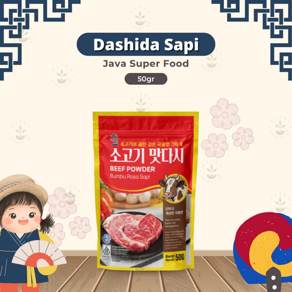 Java Beef Broth 50 grams - Beef Powder - Beef Flavor Dashida - Sogogi ...