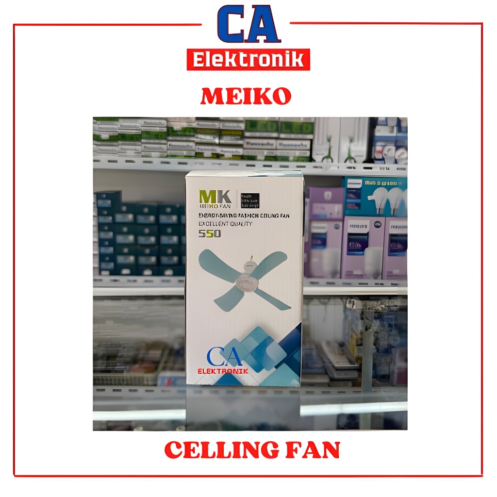 Meiko Hanging Fan / Helifan MEIKO Propeller Fan 4 Blades - 12 W WATT ...