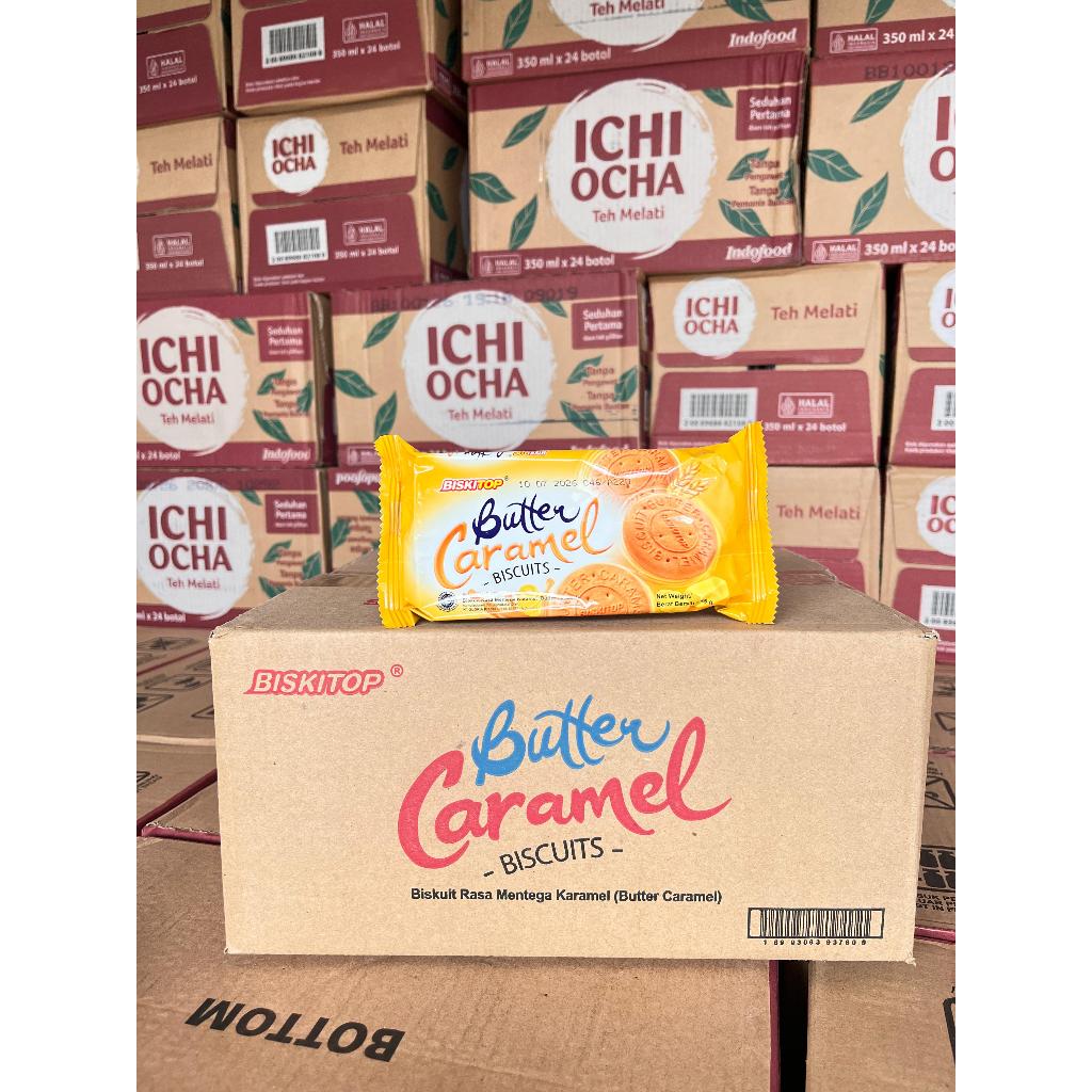 Biskitop buter caramel 55 grams 1 box contains 40 pcs | Shopee Malaysia