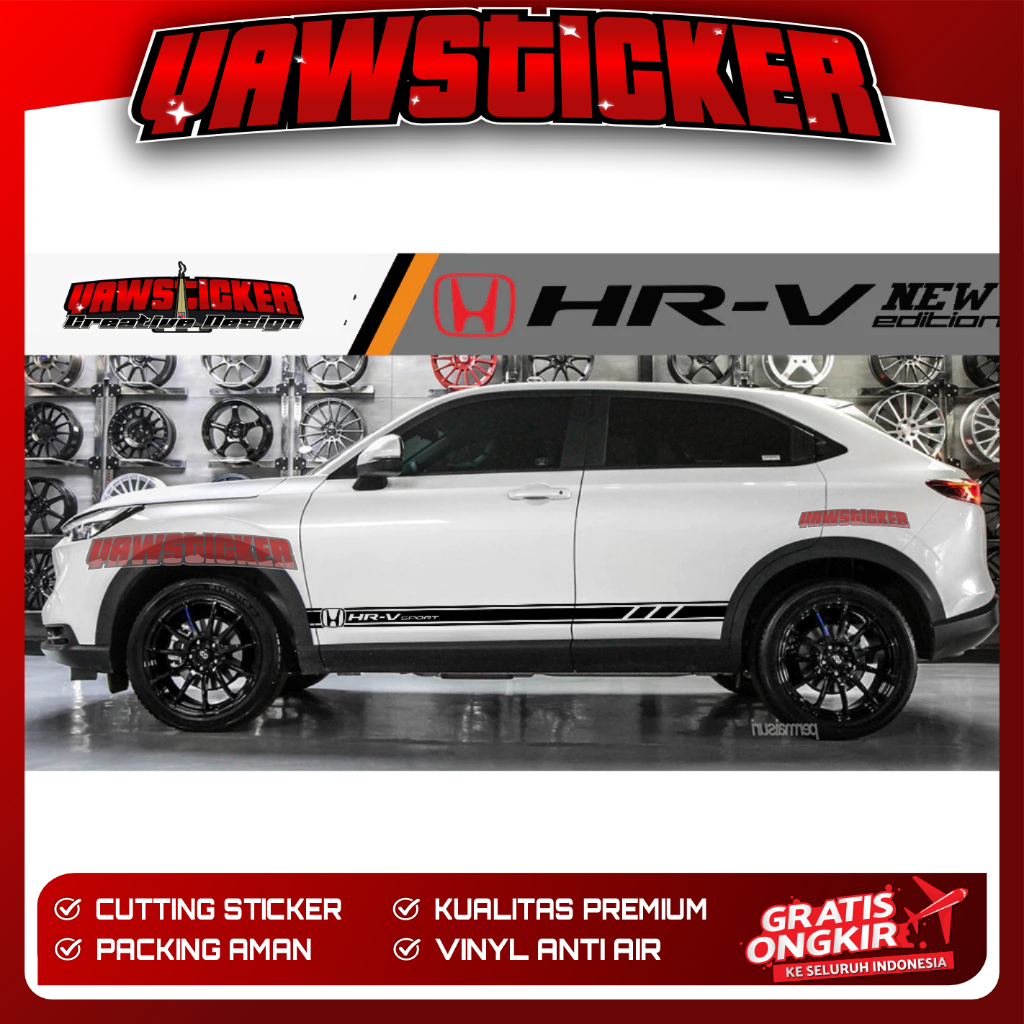 Honda HRV SIDE BODY STICKER 2023 NEW | Shopee Malaysia