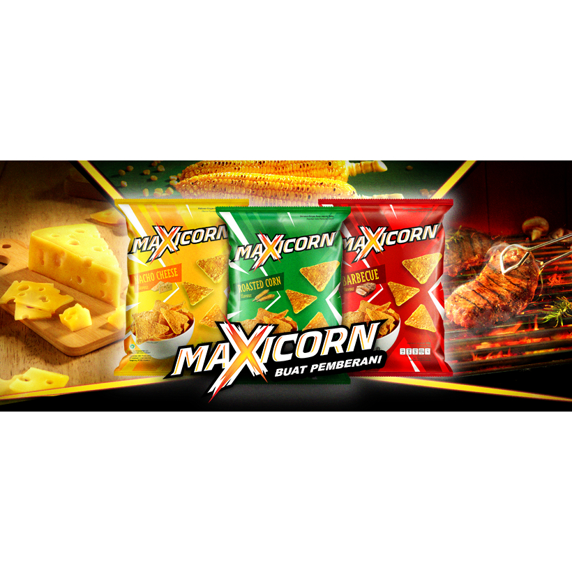 Indofood Maxicorn Snack Snacks Tortilla Corn Chips 140 Gr Variant ...