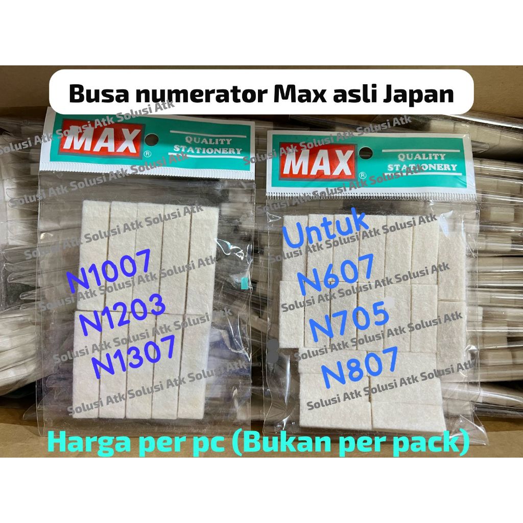ORIGINAL Numerator / Numbering Max Foam for N607 N705 N807 N1007 N1203 N1307 | Shopee Malaysia