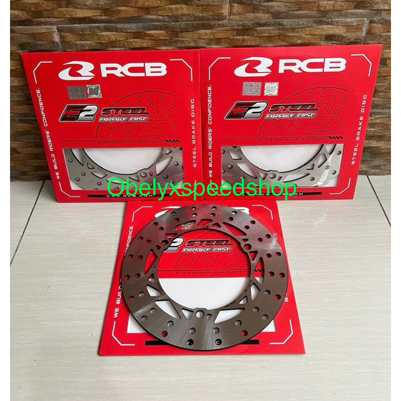 RCB E2 STEEL XMAX REAR DISCBRAKE DISC PLATE STANDARD SIZE 245MM FIXED ...