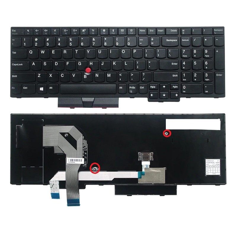 Lenovo Thinkpad T570 T580 P51S P52S Laptop Keyboard No Backlight ...