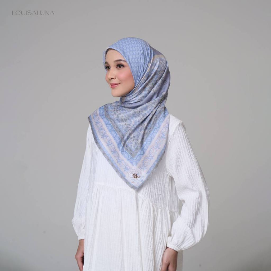 Louisaluna - NO BOX - Maezura - 6 Colors - Voal Rectangular Hijab - 120 cm & 135 cm - Laser Cut ...