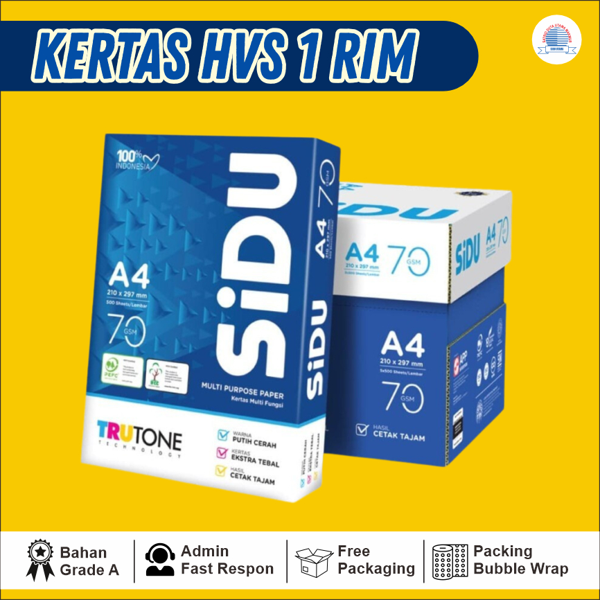 Hvs A4 & F4 PAPER (SIDU, COPY PAPER, BMO) | Shopee Malaysia