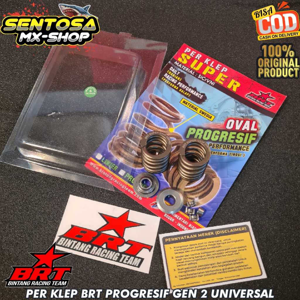 [ Original BRT ] PER VALVE BRT SUPER PROGRESSIVE GEN 2 JUPITER Z / DUCK / MATIC UNIVERSAL ...