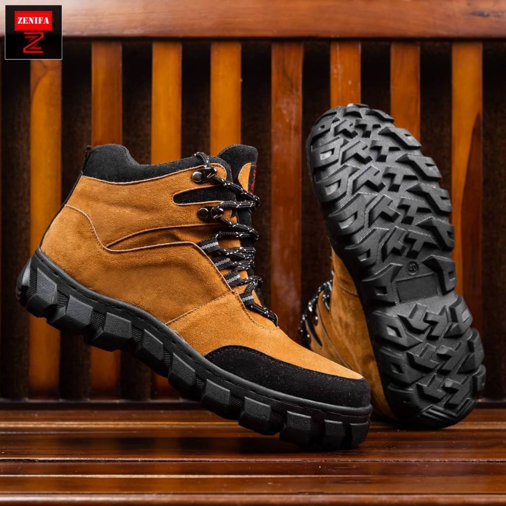 Men's Steel Toe Safety Boots Outdoor Field Work Men's Safety Shoes ...