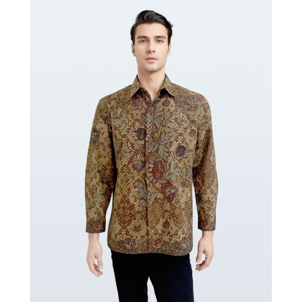 MERAH KEMEJA Danar HADI - PA Pesona Tiga Negeri Batik Shirt - 5PSN3.8. ...