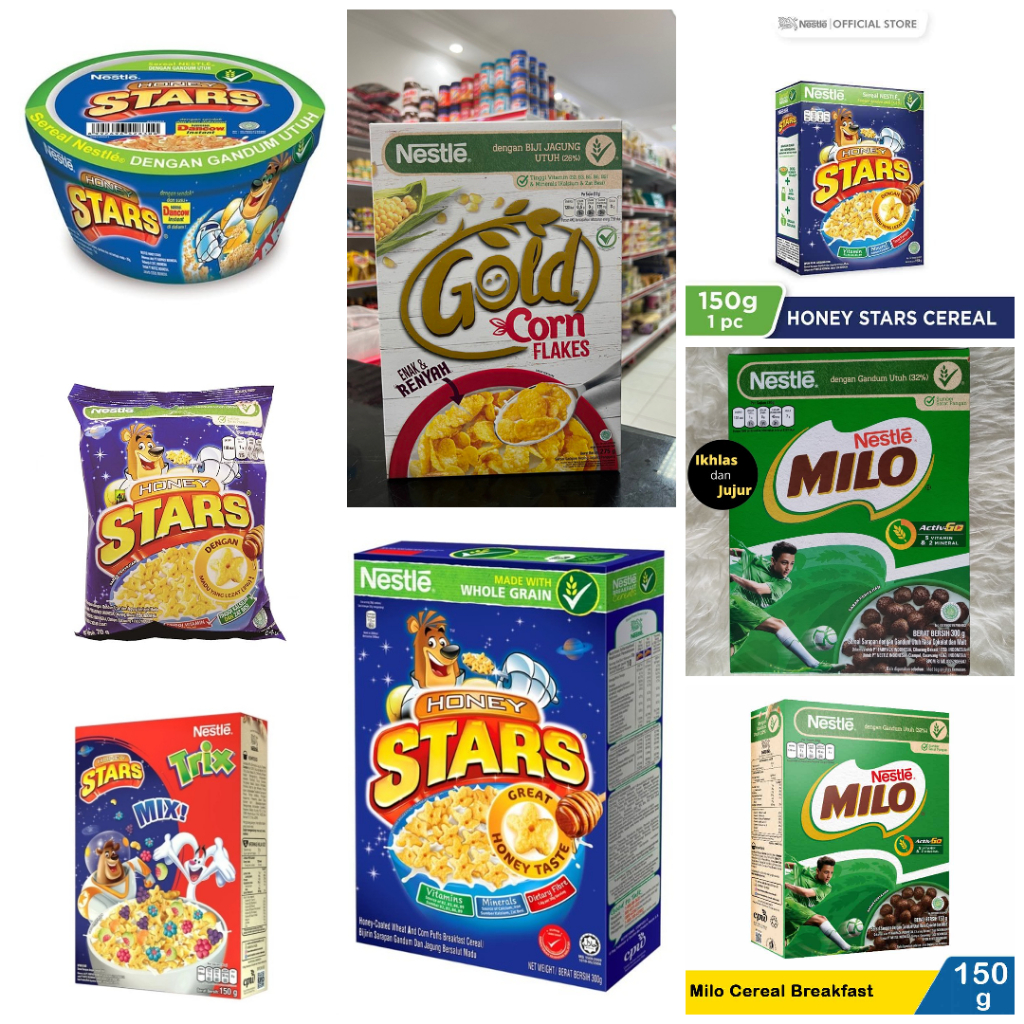 Nestle Cereal Milo / Stars Trix / Gold Corn / Flavor Variants ...