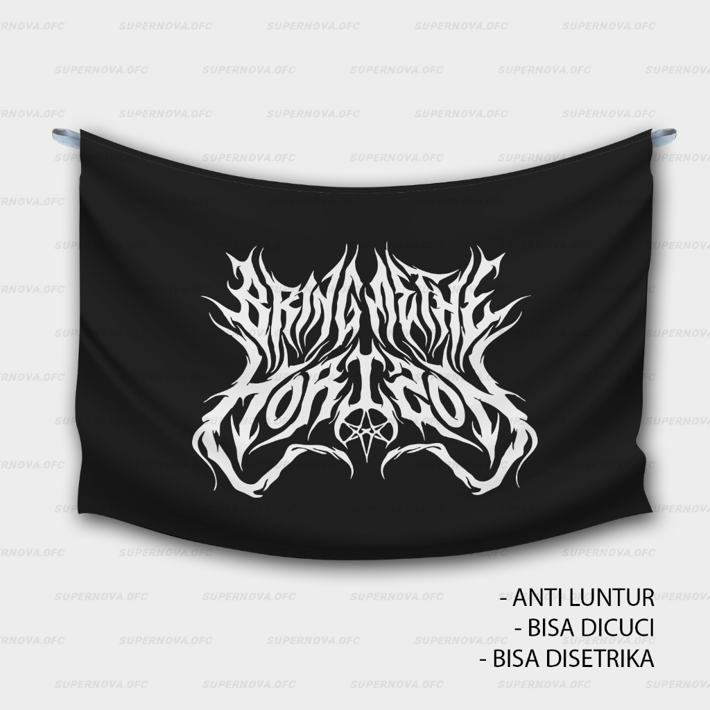 Tapestry FABRIC POSTER BMTH FLAG BRING ME THE HORIZON ART LOGO | Shopee ...