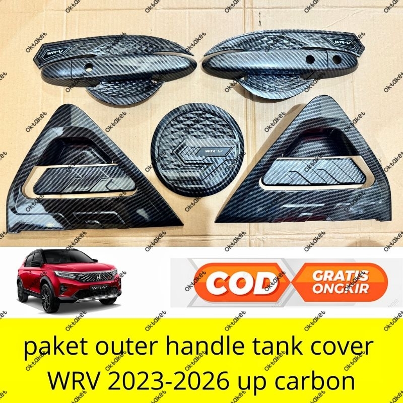 Complete package outer handle tank cover front rear Honda WRV 2022 2023 ...