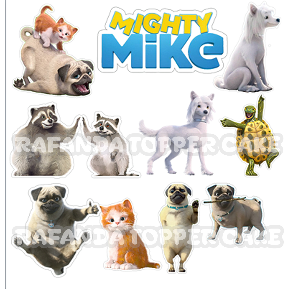 Mighty Mike Birthday Cake Topper Birthday custom Name | Shopee Malaysia