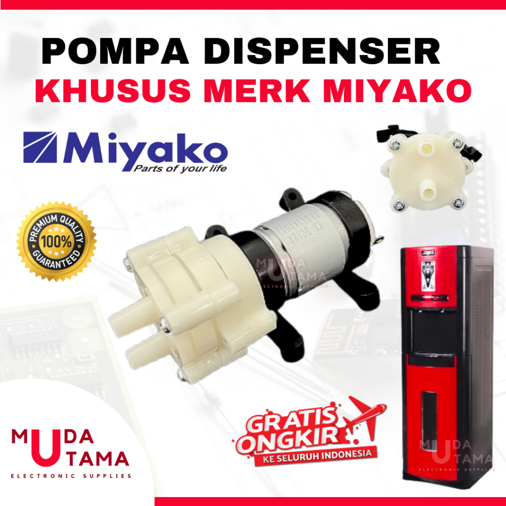 Dynamo PUMP DISPENSER MIYAKO GALLON BOTTOM 12 Volt | Miyako BOTTOM ...