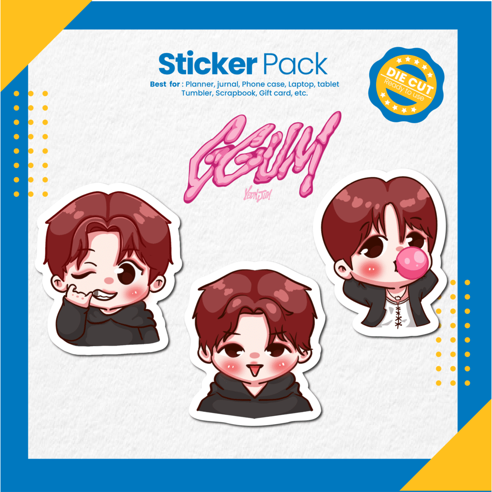 Kpop Yeonjun GGUM Sticker Pack | Shopee Malaysia