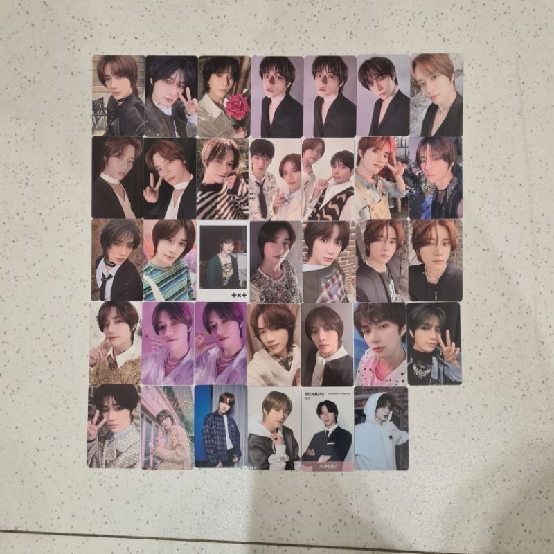 Txt Photocard PC Postcard Official Album Soobin Yeonjun Beommiyu ...