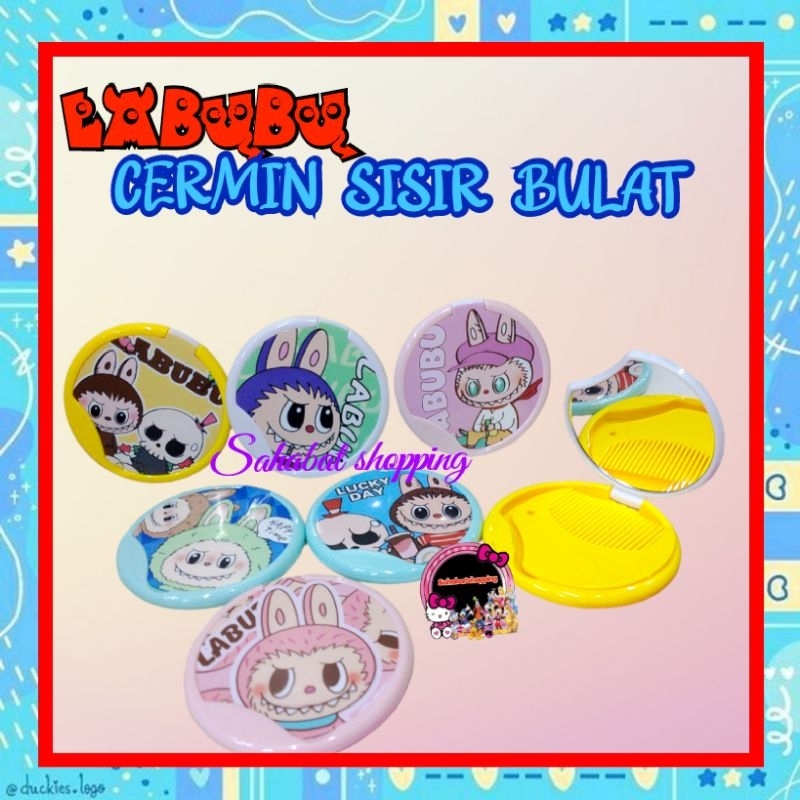 Shopping Friends - Viral Round Labubu Pocket Sisisr Mirror | Shopee ...