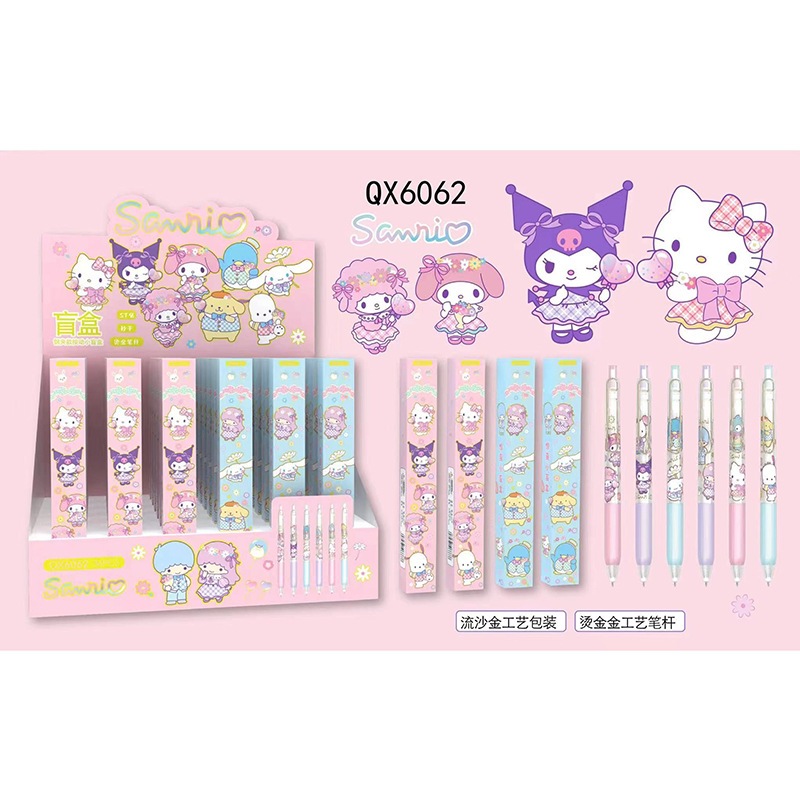 Sanrio Pen Blind Box Cute Cinamon roll, Hello Kitty, Kuromi, Melody ...