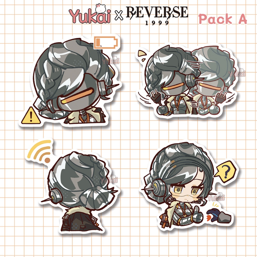 Premium Lucy Reverse 1999 Pack Sticker, Waterproof Anime Sticker ...