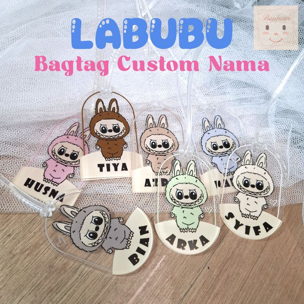 18. Labubu BAGTAG / LABUBU TREND LUGGAGE TAG LABUBU CUNSTOM NAME ...