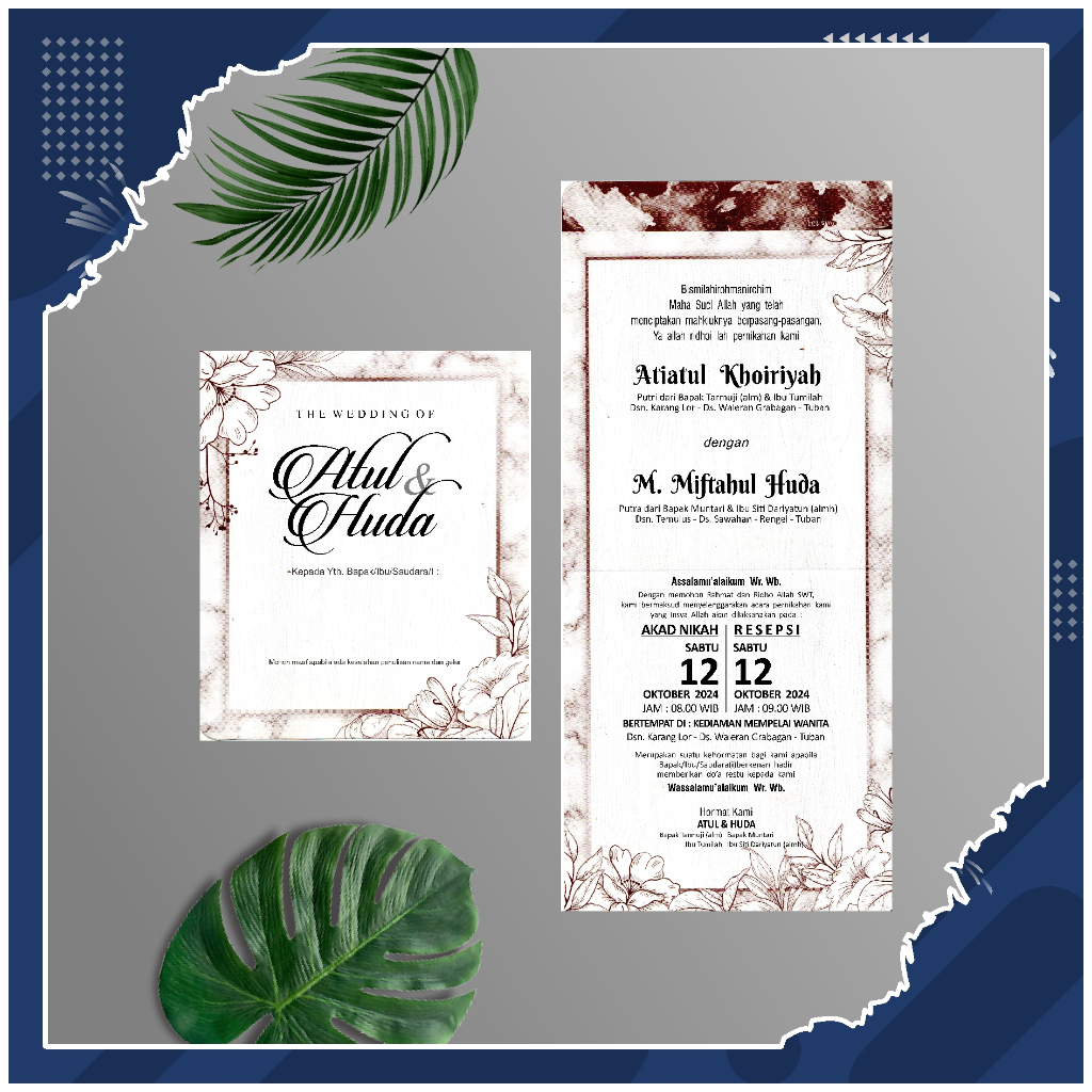 Print quality circumcision wedding invitations READ DESCRIPTION ...