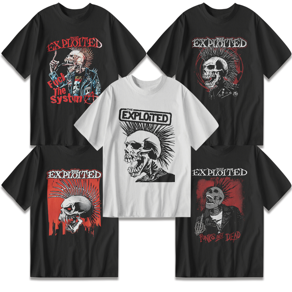 The EXPLOITED | Regular BAND GRAPHIC T-Shirt PUNK ROCK Music DISTRO ...