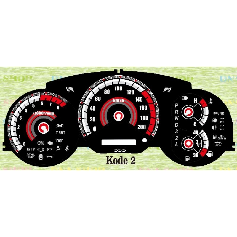 Toyota INNOVA OLD Metic Speedometer Panel. | Shopee Malaysia