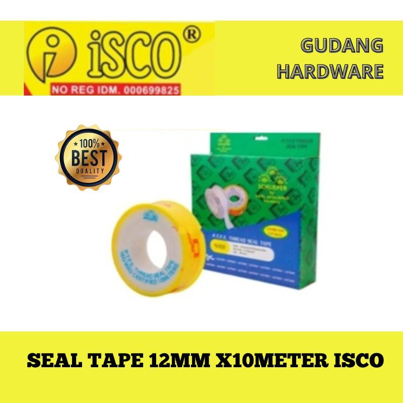 Isco seal tape 12mm x 10 meters 100% original | Shopee Malaysia