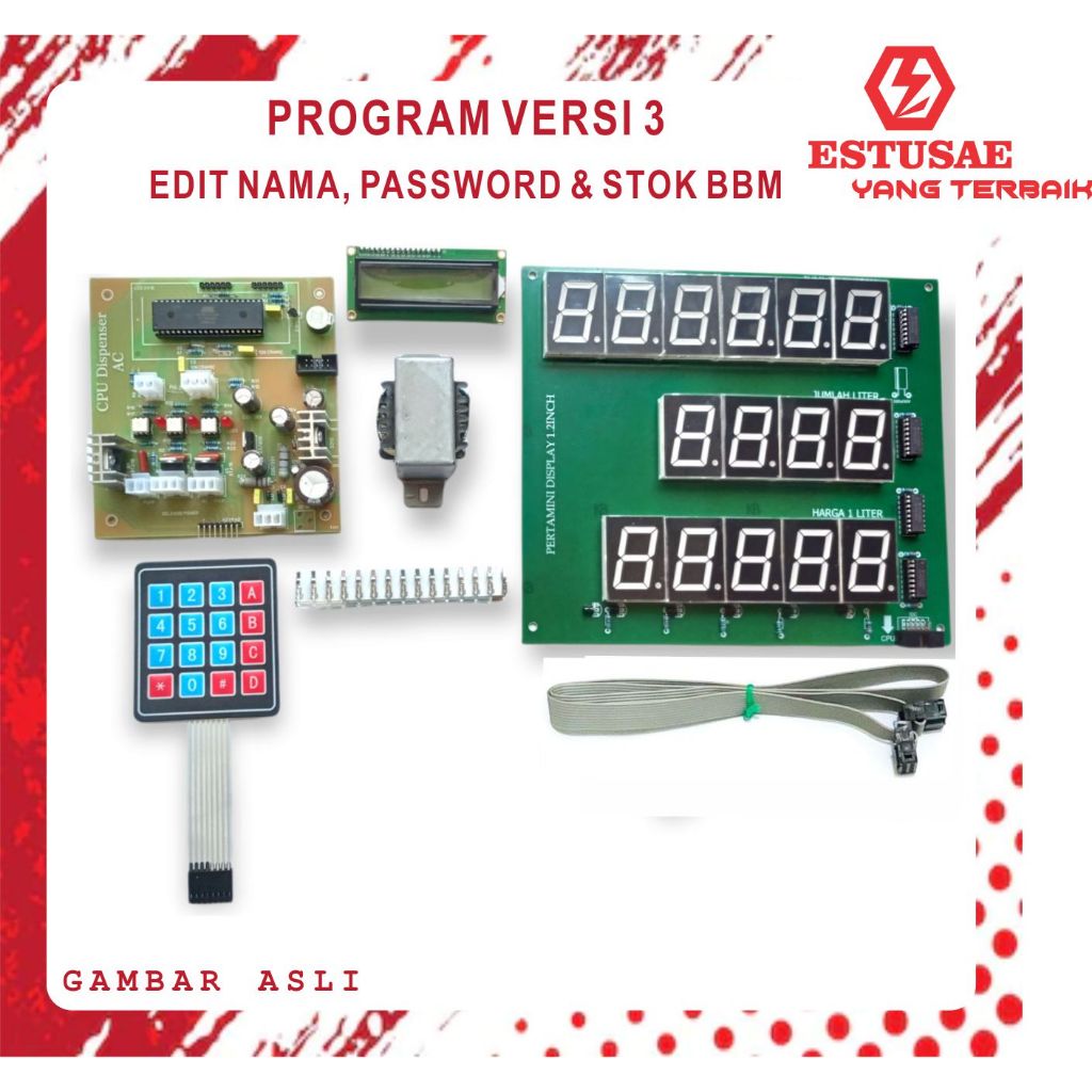 MERAH Full PERTAMINI POM MINI AC CPU PACKAGE SUPPORT SELENOID ...