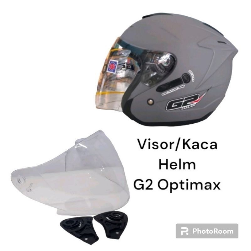 Glass Visor Helmet G2 Optimax freeBublerapp | Shopee Malaysia