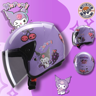 SNI Premium Children's Helmet Girls Boys Character Kuromi Labubu Cute ...